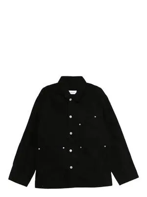 Études Studio Twill Button-fastening Jacket - Black