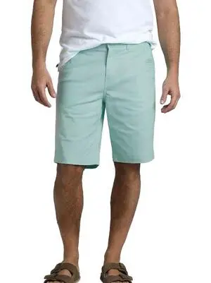 WEIRD FISH Rayburn Flat Front Shorts - Seafoam