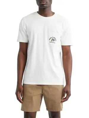 ROARK Ramblers Pocket Graphic T-shirt - Off White