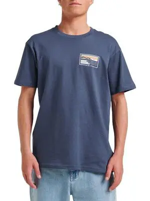 Quiksilver Coastal Vibes Graphic T-shirt - Navy