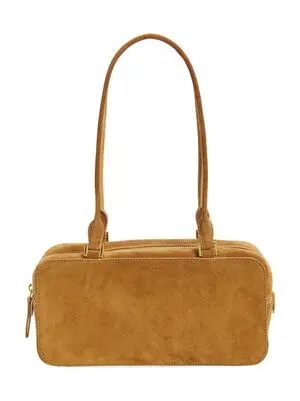 Veronica Beard Suede Shoulder Bag - Acorn