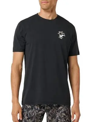 Travis Mathew Drink Ticket Graphic T-shirt - Black