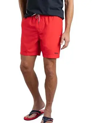 WEIRD FISH Banning Swim Short Retro Red