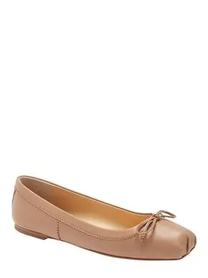 CHRISTIAN LOUBOUTIN Mamadrague Square-Toe Ballet Flat