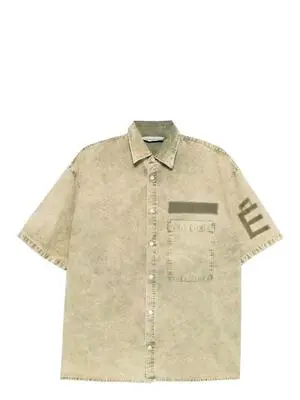 ÉTUDES STUDIO Boxy Ripstop Shirt - Green