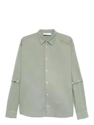 ÉTUDES STUDIO Buttoned Sleeve Shirt - Green