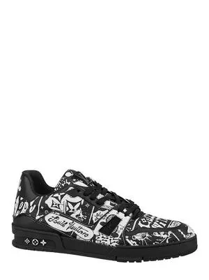 LOUIS VUITTON Trainer Comic Motifs - Black/white