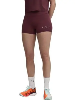 PUMA X Hyrox 3" Biker Shorts - Ruby Shimmer