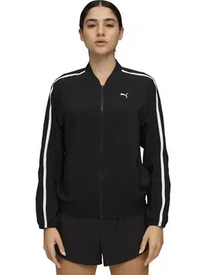 PUMA Floral Ribbon Full-zip Training Jacket - Black