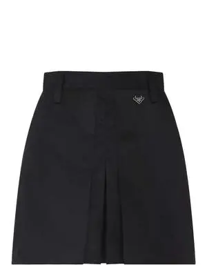Prada Pleated Panel Skirt - F0002 Nero