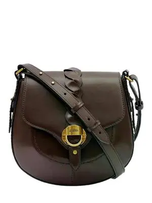 Isabel Marant Altay Small Leather Saddle Bag - Brown