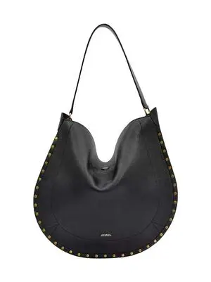 Isabel Marant Oskan Soft Shoulder Bag - Black