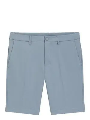 BOSS Elasticated-waist Slim-fit Stretch-woven Shorts - Dark Grey