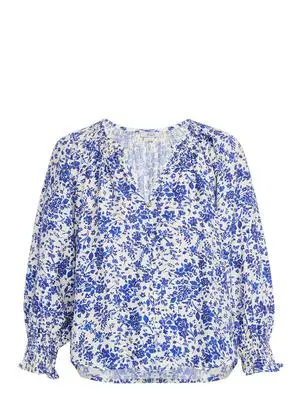 Rails Mariah Floral Print Top - Blue Marguerite
