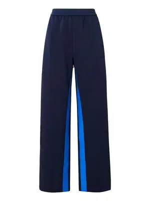 ADIDAS ORIGINALS Wales Bonner Two-tone Recycled Piqué Track Pants - Blue