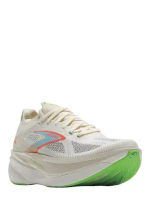 Brooks Hyperion Max 3 Running Shoe Coconut/green Gecko/pink Clay