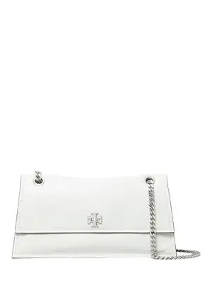 Tory Burch Kira Turnlock Leather Convertible Shoulder Bag - Bianco