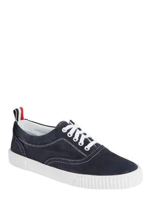 Thom Browne Heritage Low Top Sneaker - Navy