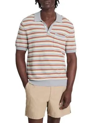 Madewell Cotton & Linen Sweater Polo - Solstice
