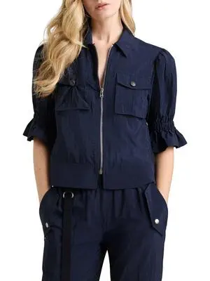 Cinq À Sept Cinq À Sept Holly Parachute Jacket Navy