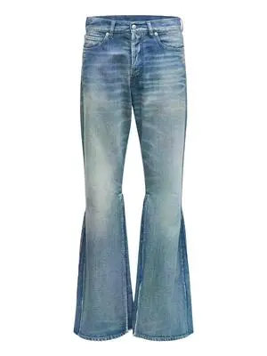 MAISON MARGIELA Cotton Flared Jeans - Blue