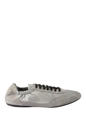 Prada Collapse Lace-up Sneakers - Grey
