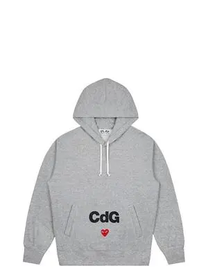Comme Des Garçons Play Hoodie - Grey