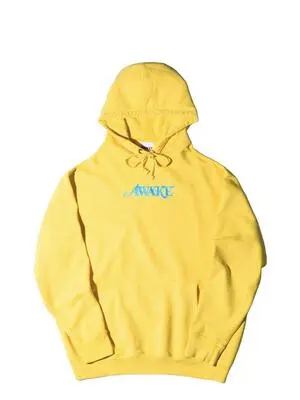 AWAKE Metallic Foil Logo Hoodie - Yellow