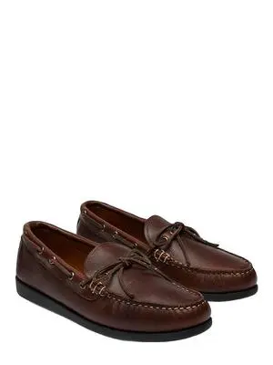 Quoddy Canoe Shoe Brown Print