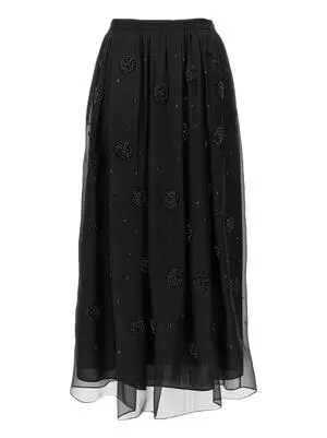 MAX MARA STUDIO Wilma' Skirt - Black