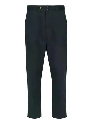 MAISON MARGIELA Tapered High-rise Trousers - Blue