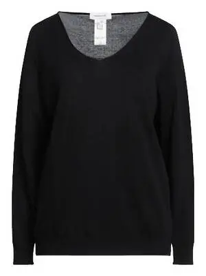 Fabiana Filippi Long Sleeve V-neck Knit Top - Blue