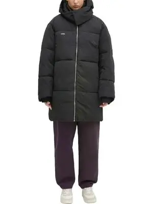 PANGAIA Hooded Puffer Jacket - Black