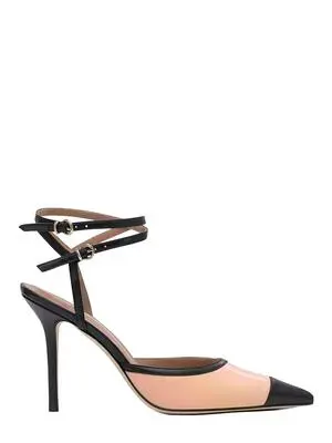 LELLA BALDI 105mm Leather Ankle-strap Pumps - Pink