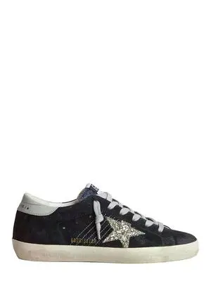 GOLDEN GOOSE Glitter Star Sneakers - Blue