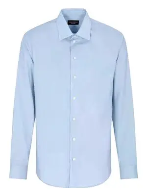 Emporio Armani Long-sleeves Button-up Shirt - Blue