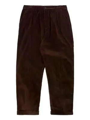 Universal Works Corduroy Pleated Trousers - Brown