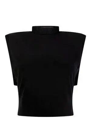 Max Mara High-neck Sleeveless Top - Black