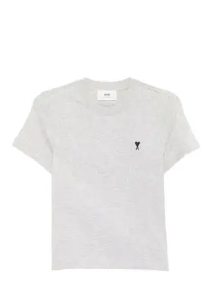 AMI Paris Ami De Coeur-Motif T-Shirt Grey