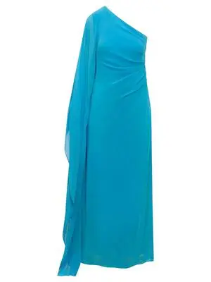 Max Mara Draped Gown - Blue
