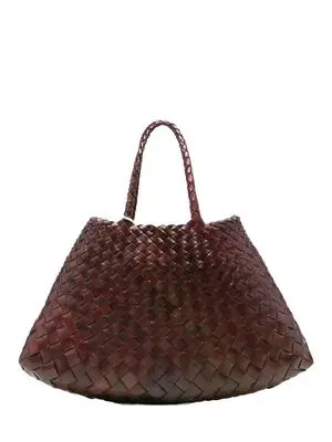 Dragon Diffusion Santa Croce Leather Tote Bag - Brown