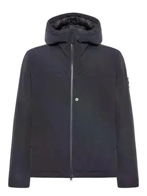 Stone Island Padded Hooded Jacket - Black