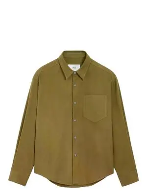 Ami Ami De Coeur Cotton Shirt Green
