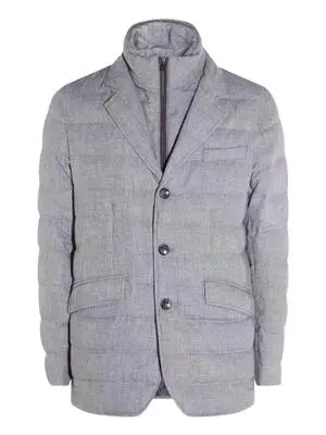 Herno Padded Panelled Blazer - Grey