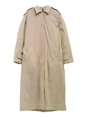 Moncler Belted Trench Coat - Neutrals