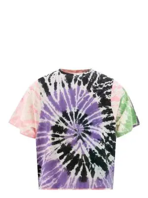 GALLERY DEPT. Tie-dye Panelled T-shirt - Purple