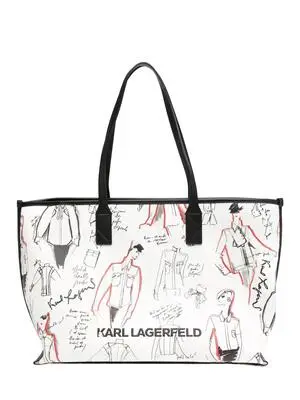 Karl Lagerfeld Karl Tote Bag - White