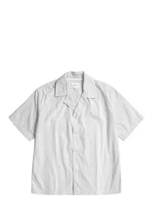 Norse Projects Striped Short-sleeve Shirt - White