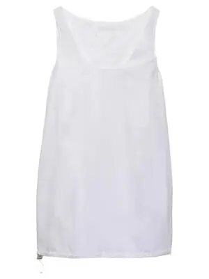 Prada Re-nylon Reversible Mini Dress - White