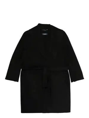 Max Mara Messi Belted Coat - Black